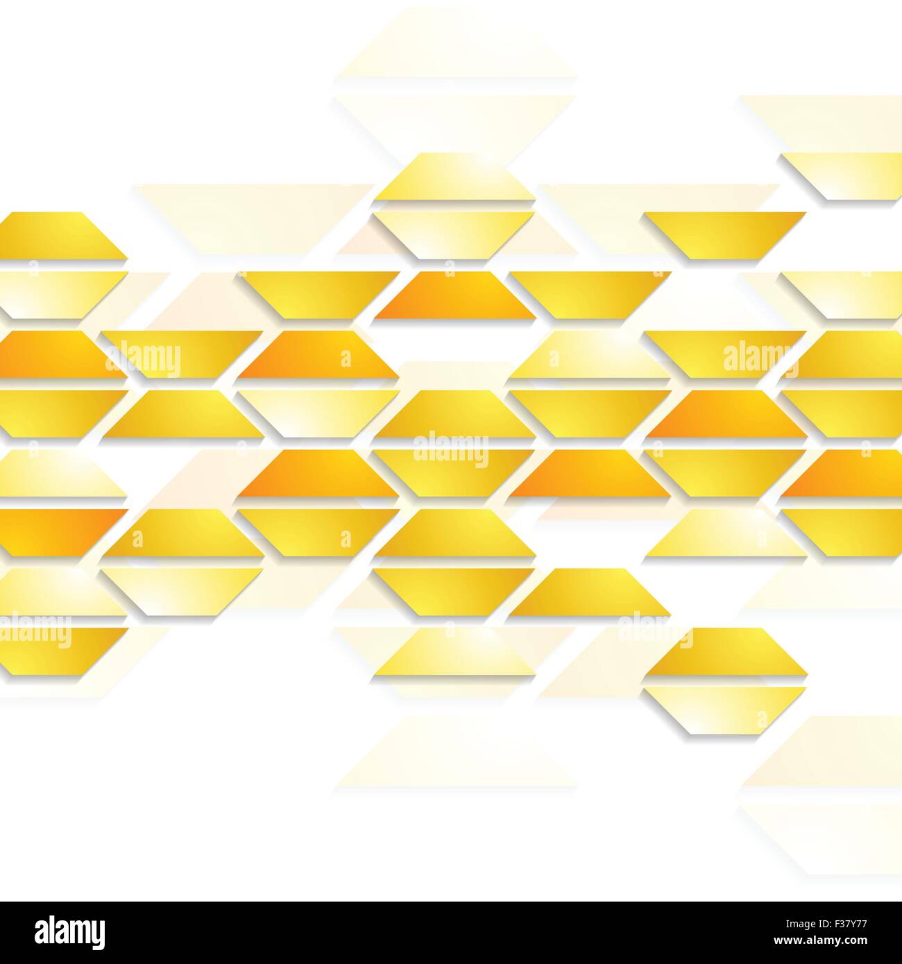Geometric shapes on white background. Tech bright vector design Stock ...
