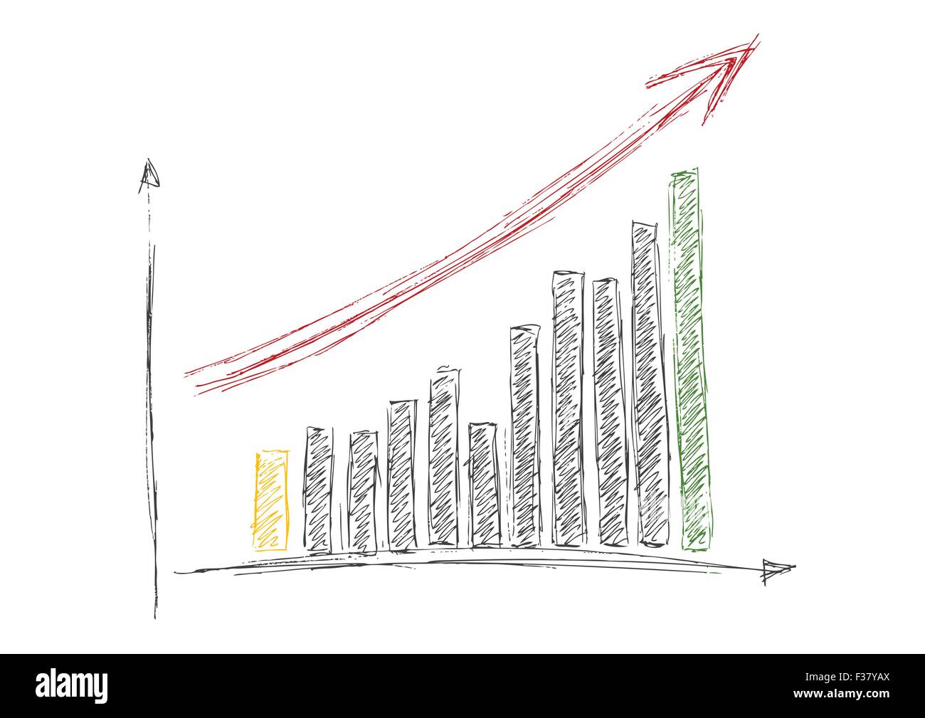 Drawing graph hi hi-res stock photography and images - Alamy