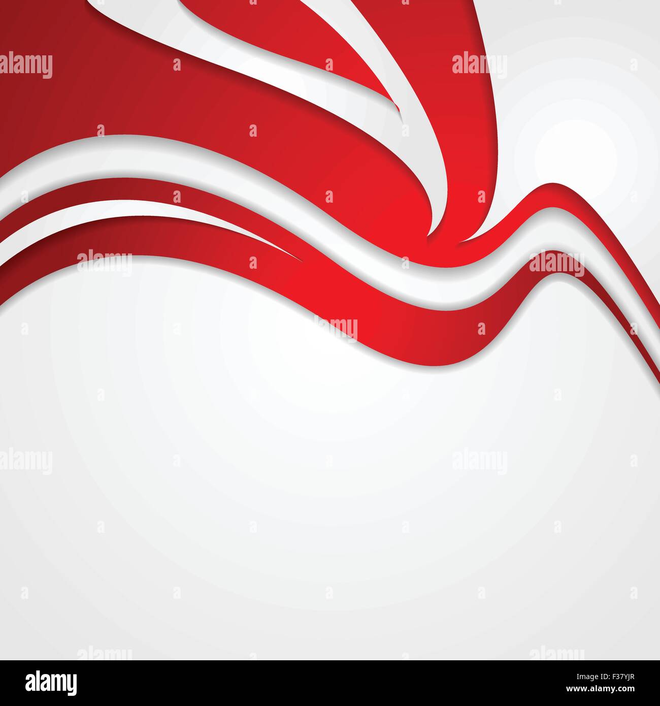Abstract red wavy corporate background. Vector design Stock Vector ...