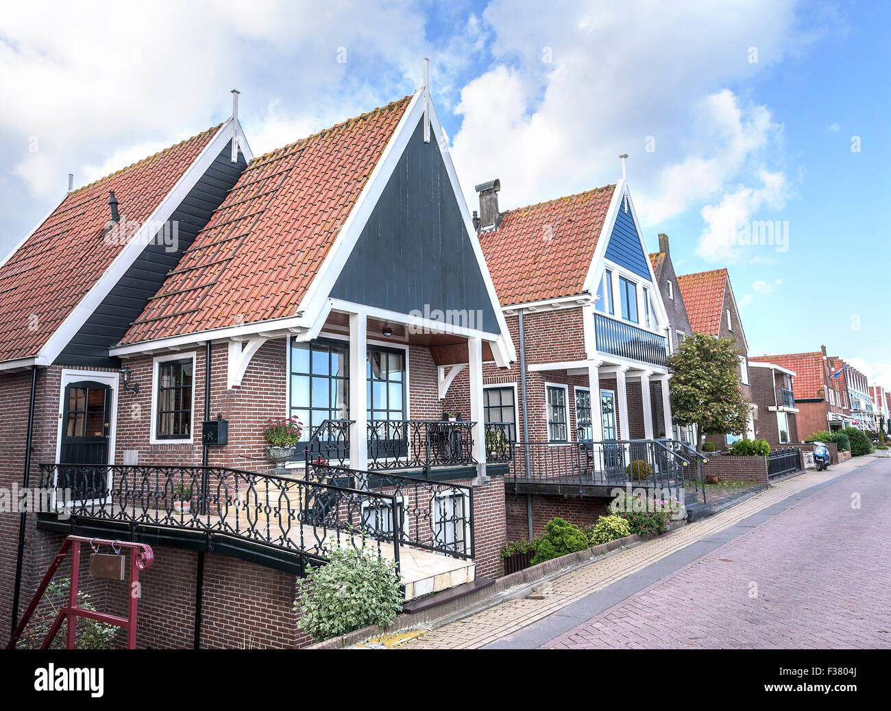 Houses in Volendam, Netherlands Stock Photo - Alamy