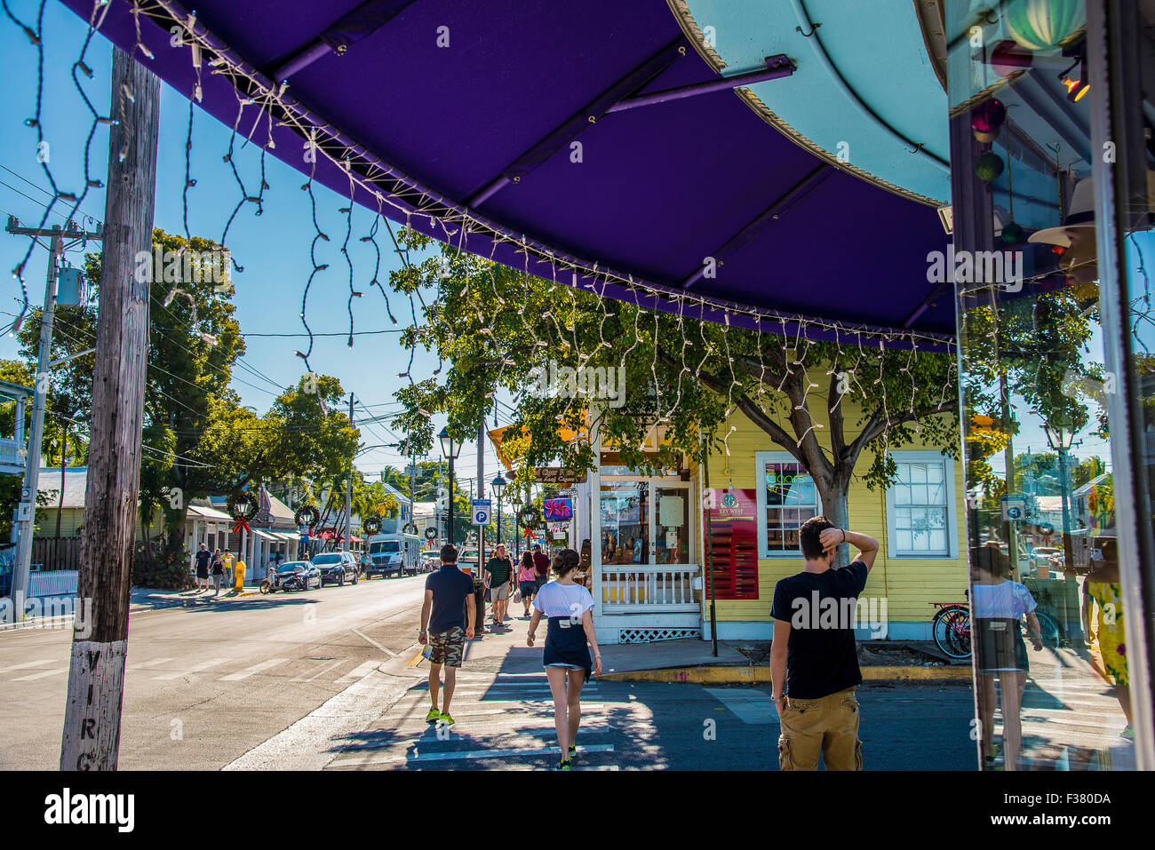 Key West downtown Stock Photo - Alamy