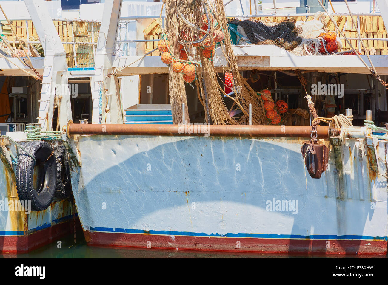 Fishing trawlers hull hi-res stock photography and images - Alamy