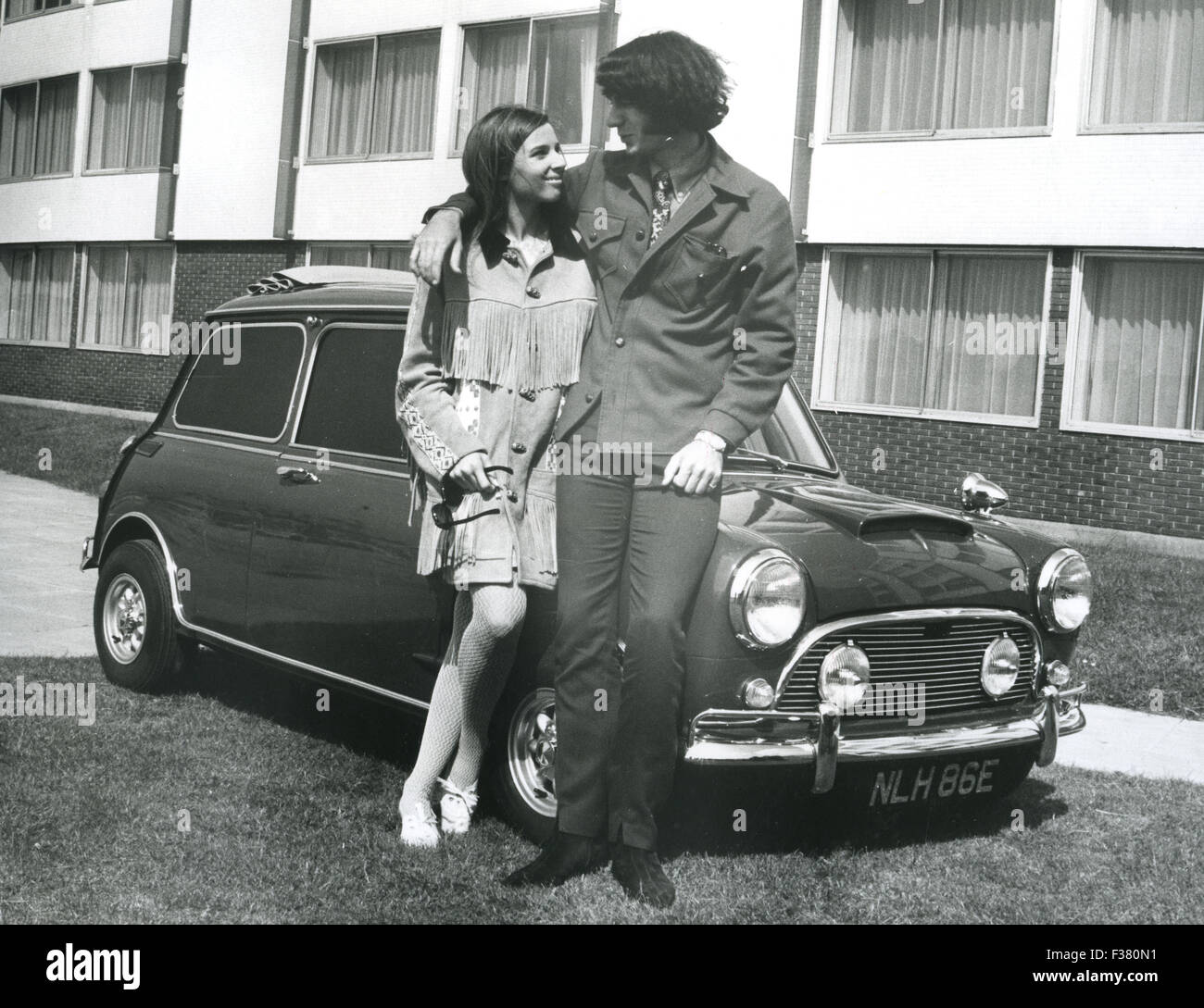 THE MONKEES Anglo-US pop group member Mike Nesmith and wife Phyllis in ...