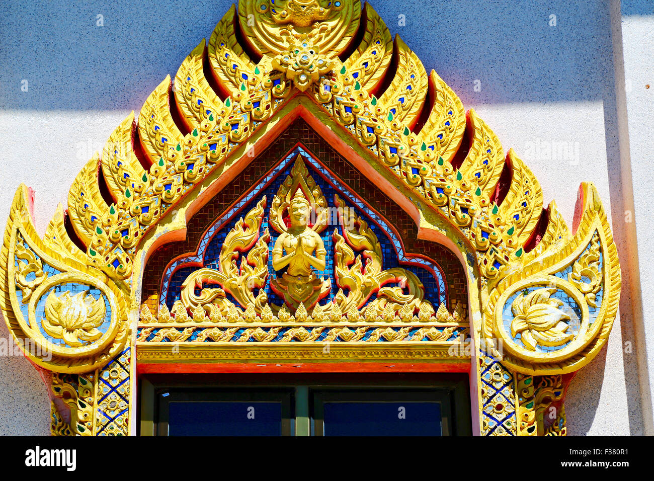 kho samui bangkok in thailand incision of the buddha gold temple Stock ...