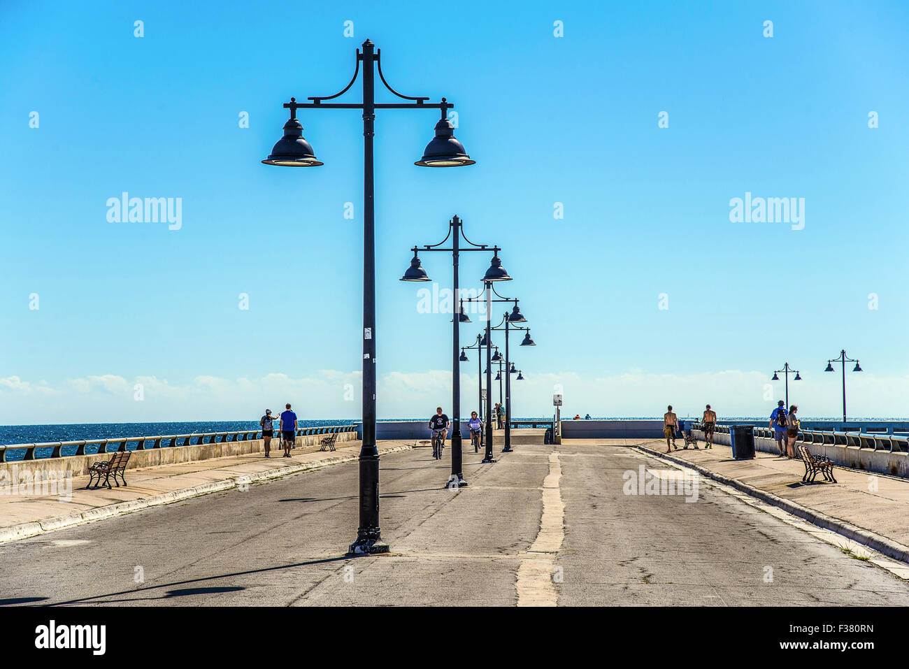 Key West White Street Pier Stock Photo - Alamy