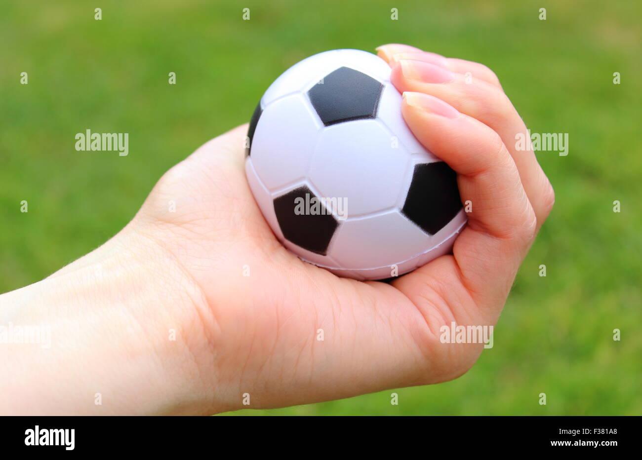 Hand squeezing ball hi-res stock photography and images - Alamy