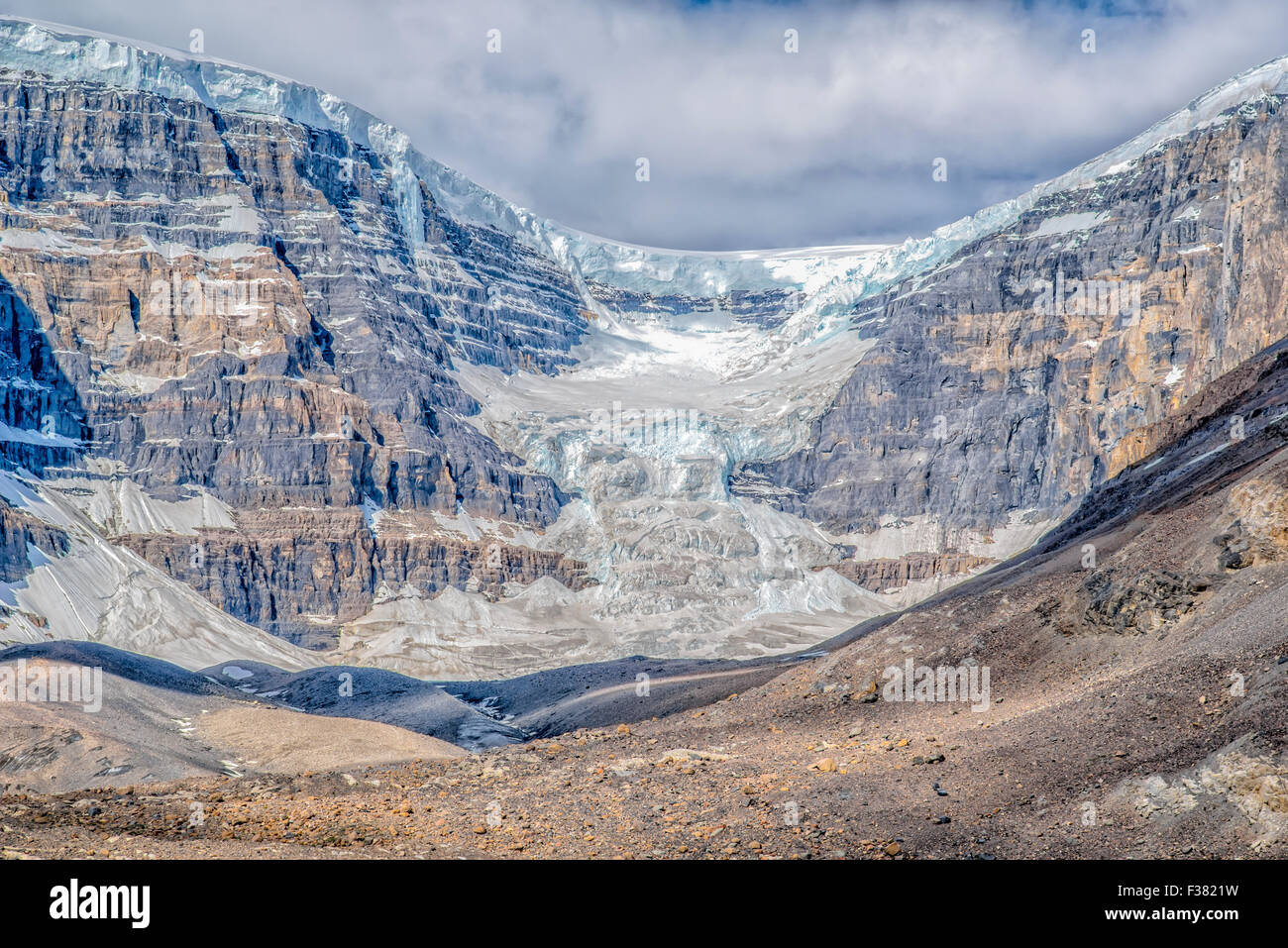 Mt. Edith Cavell and Angel Glacier in Jasper National Park, Canada ...