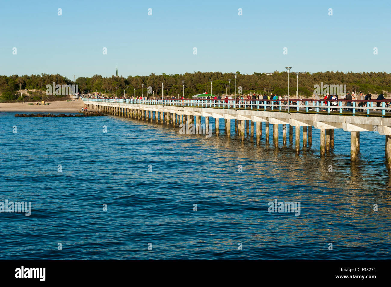 Palanga pier, Palanga, Klaipėda County, Lithuania Stock Photo - Alamy