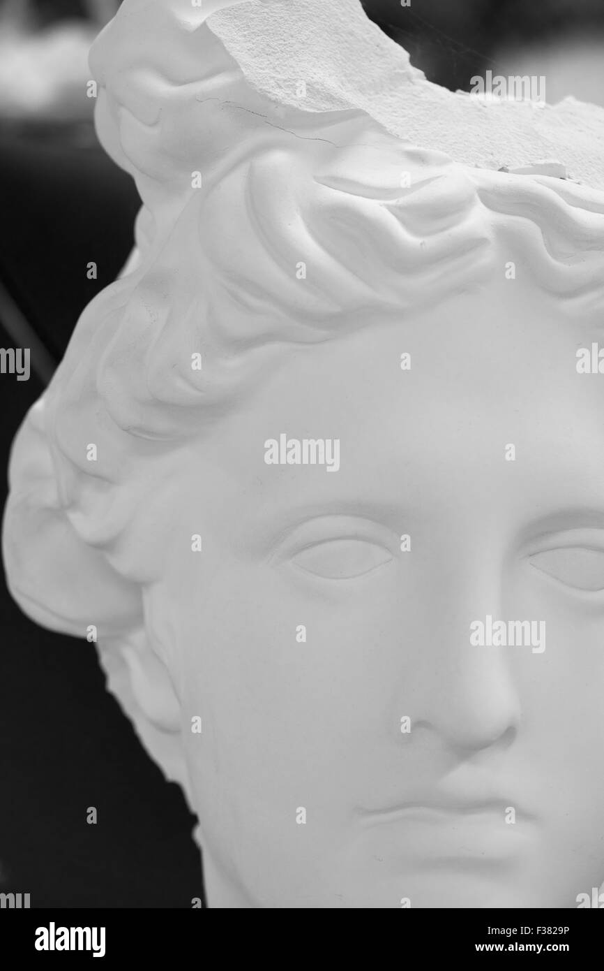 Statue man face Black and White Stock Photos & Images - Alamy