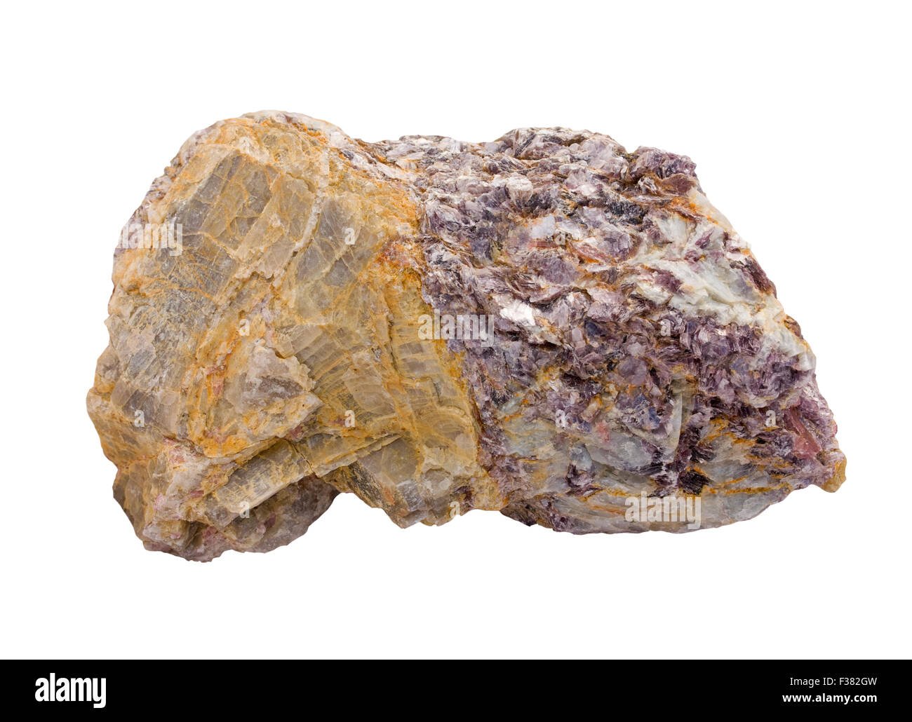 Lithium pegmatite Cut Out Stock Images & Pictures - Alamy