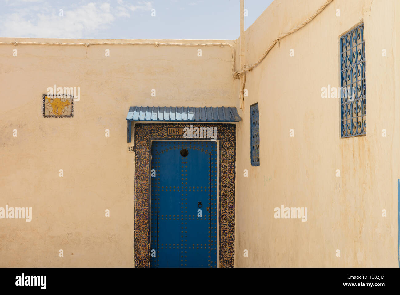 Buildings in historic kasbah of Rabat, Morocco Stock Photo - Alamy