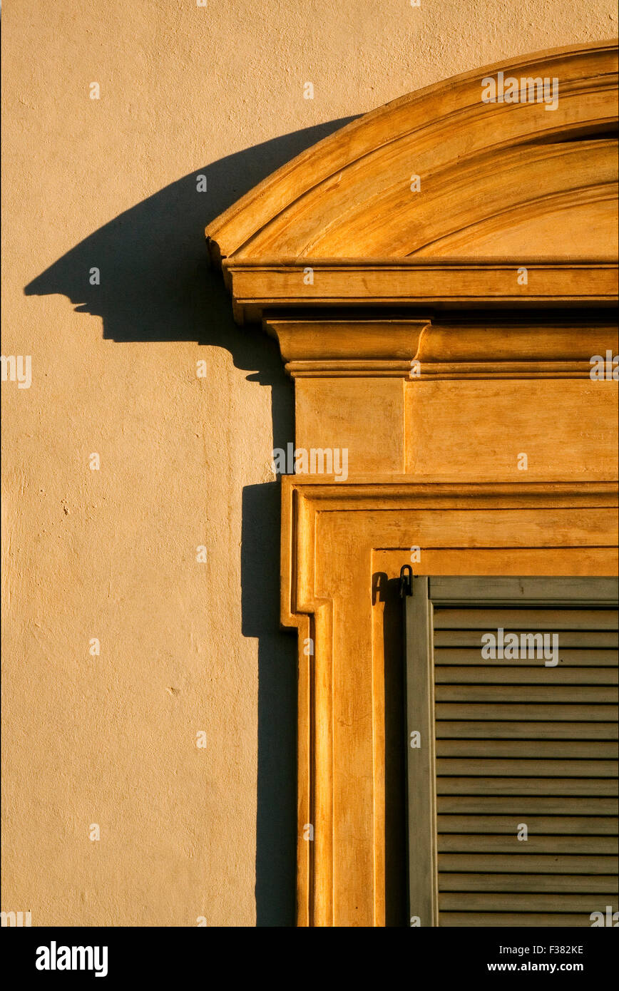 old window shadow in italy milan Stock Photo - Alamy