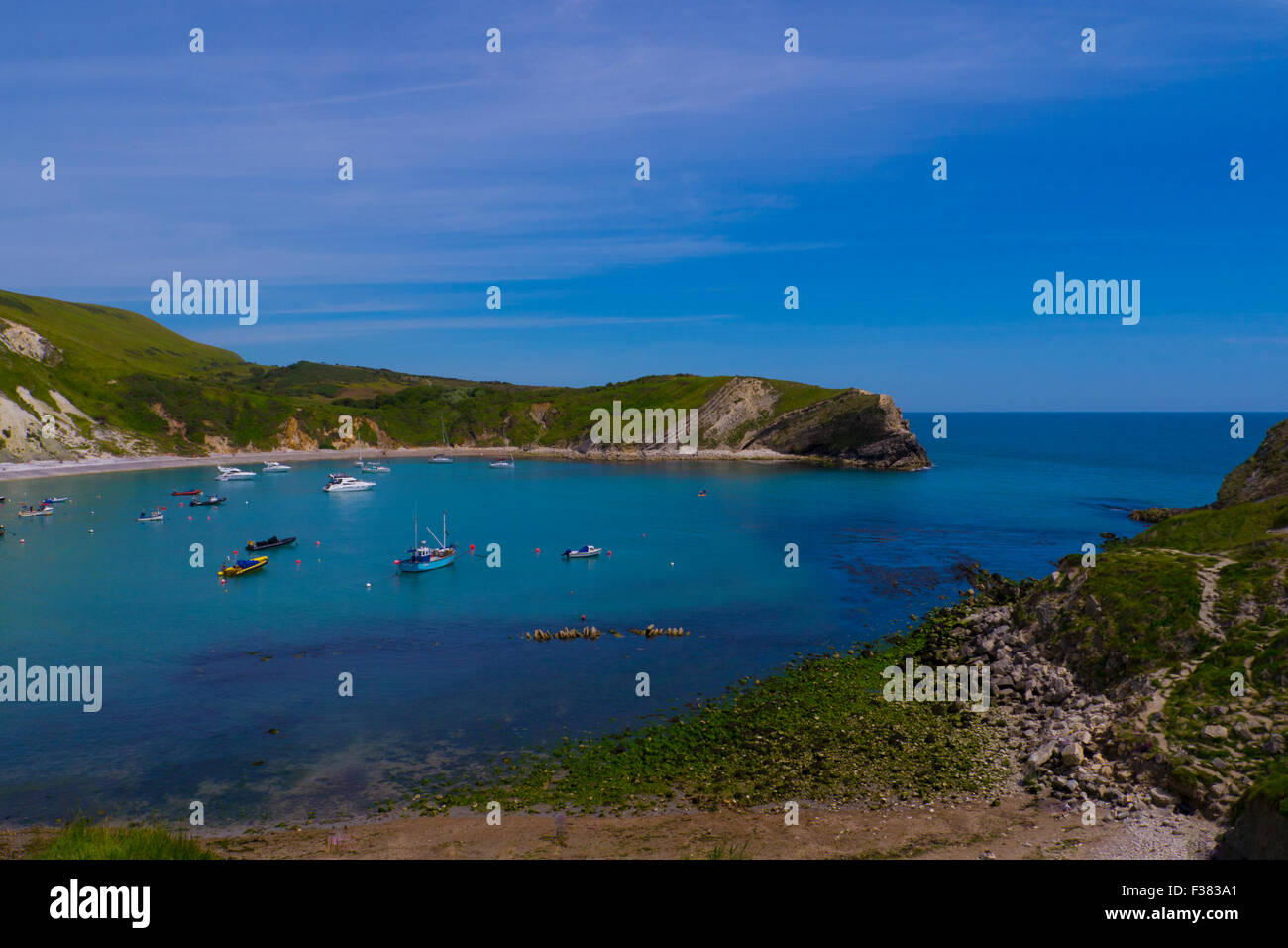 Lulworth Cove ,Dorset England Stock Photo - Alamy