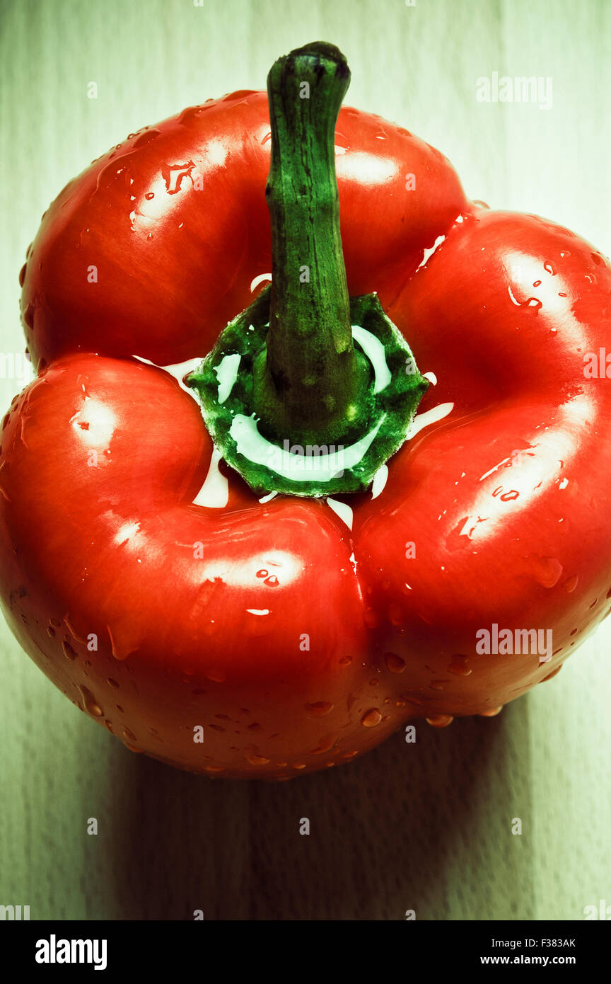 red sweet pepper Stock Photo - Alamy