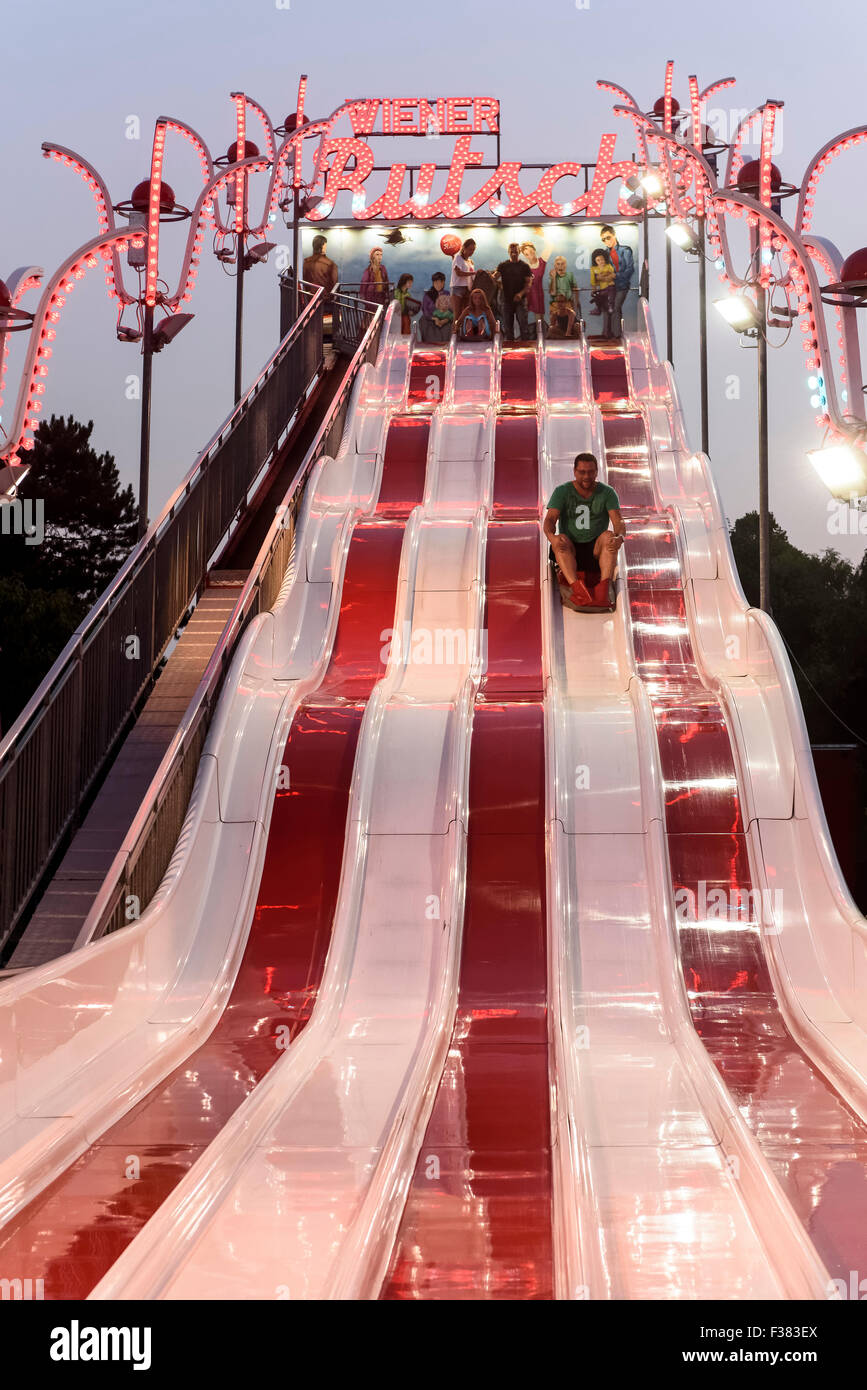 Funfair ride amusementpark prater vienna hi-res stock photography and ...