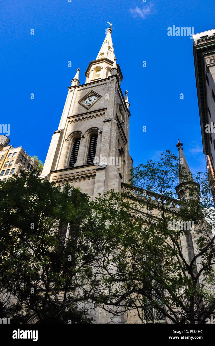 Church in Manhattan, New York City Stock Photo - Alamy