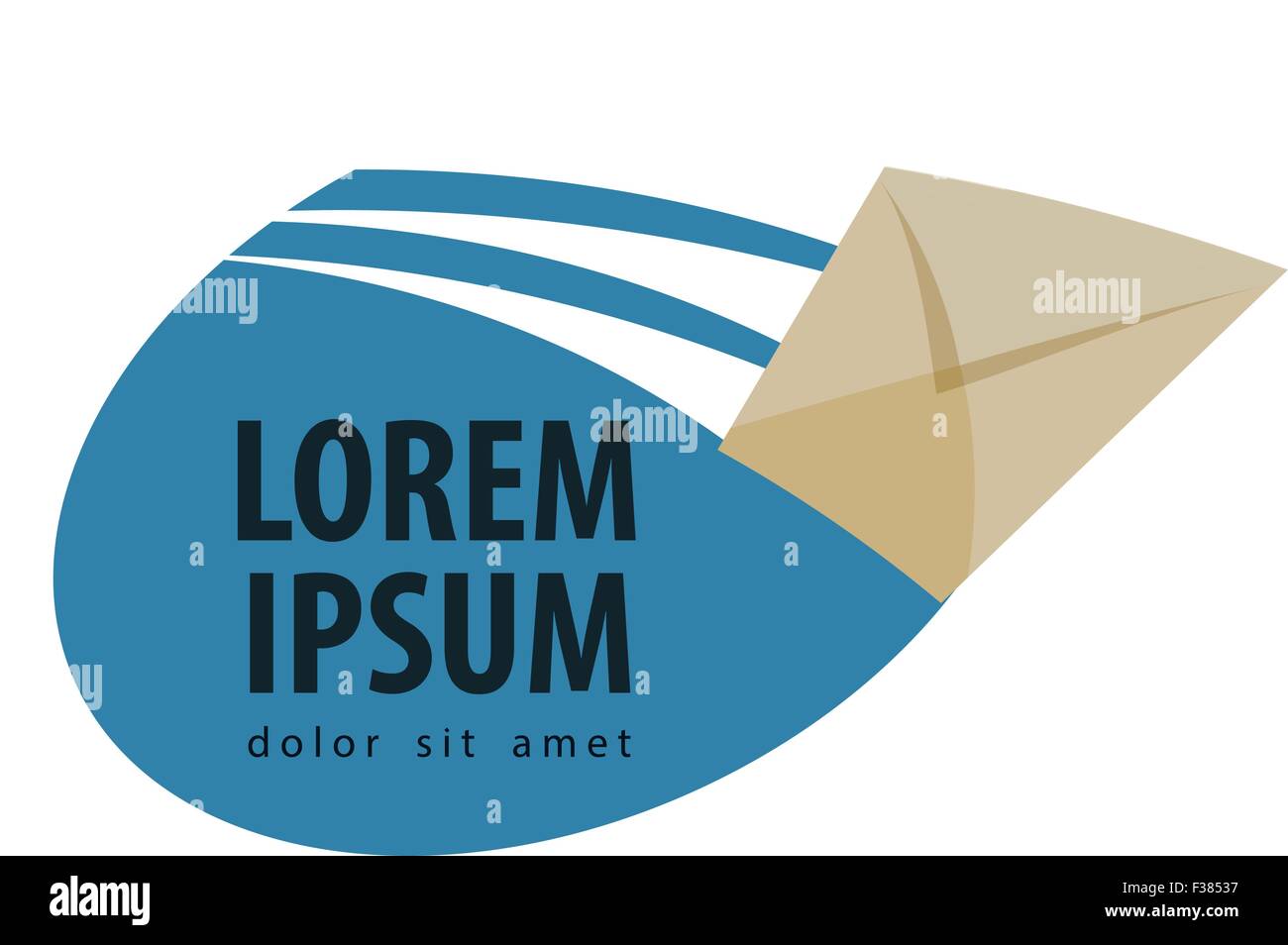 mail vector logo design template. email or post office icon Stock ...