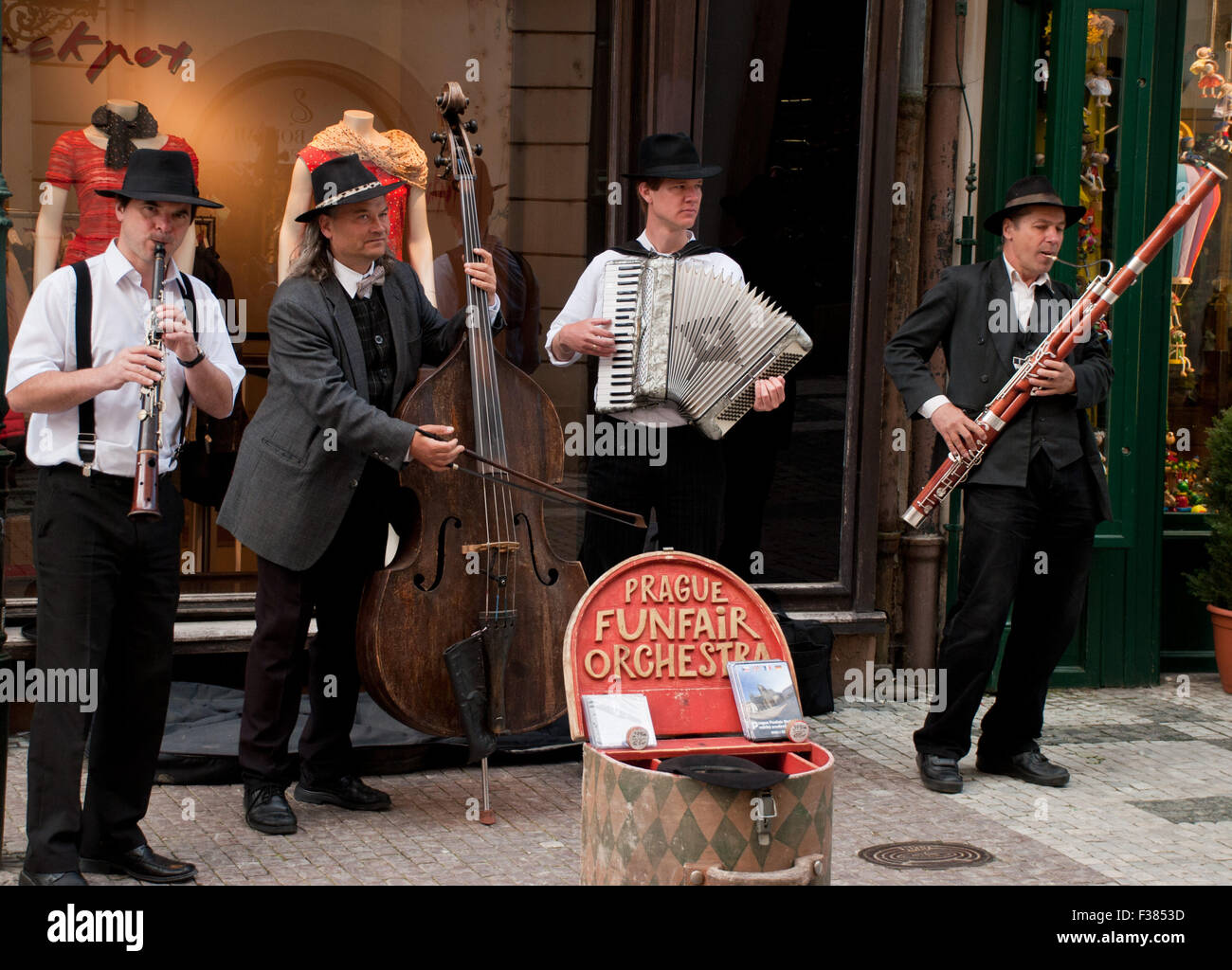 Band in Prague Stock Photo - Alamy