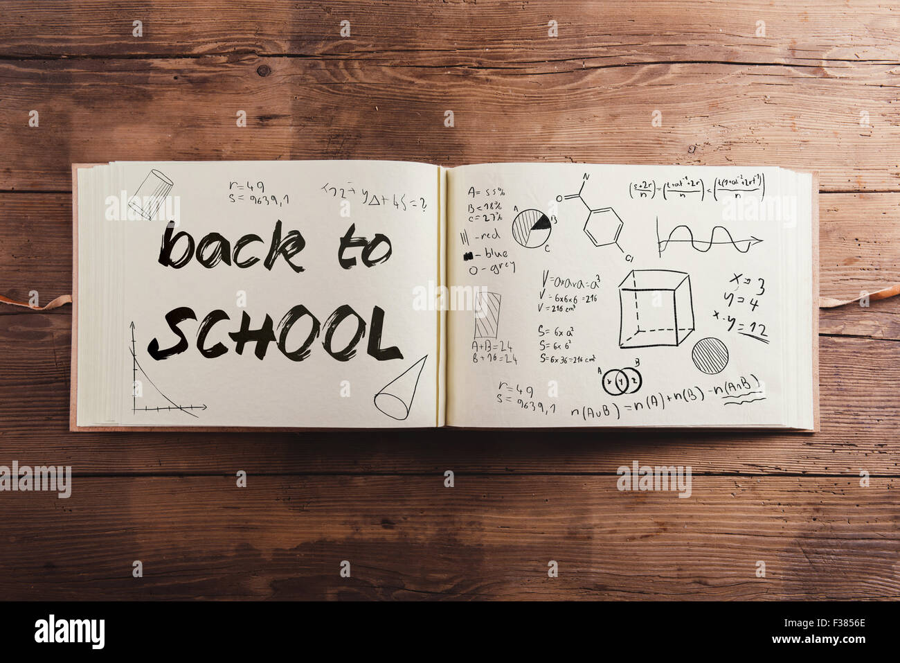 Back to school composition Stock Photo - Alamy