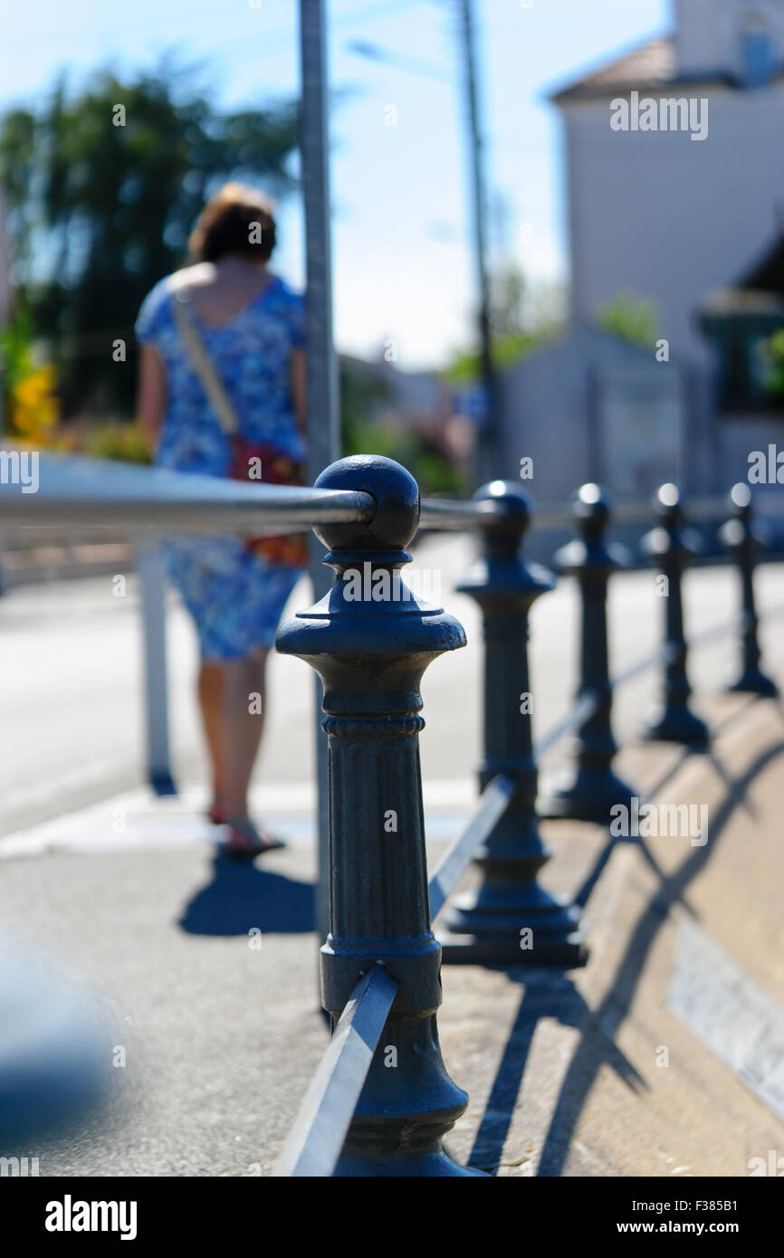 Walking railings hi-res stock photography and images - Alamy