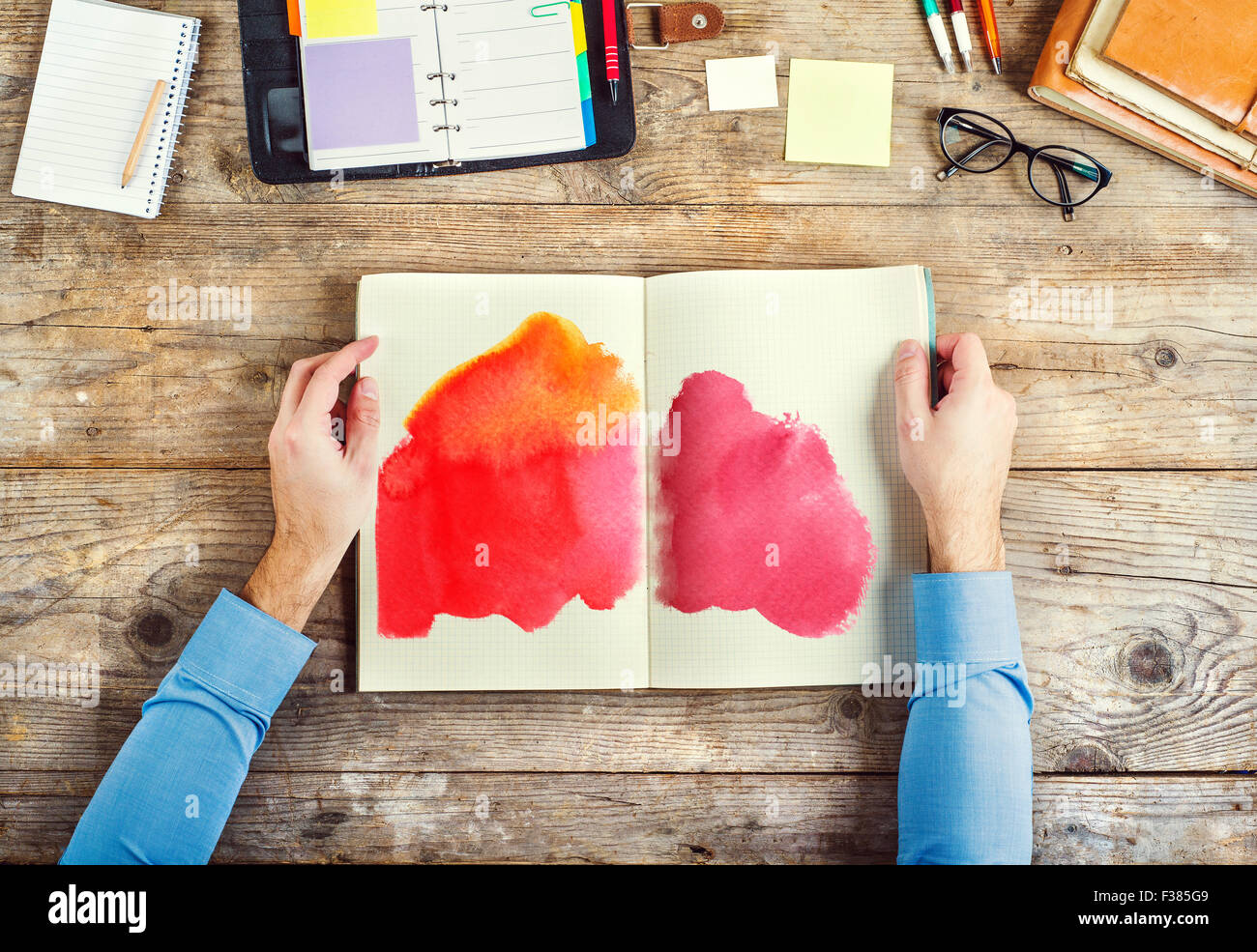 Back to school composition Stock Photo - Alamy