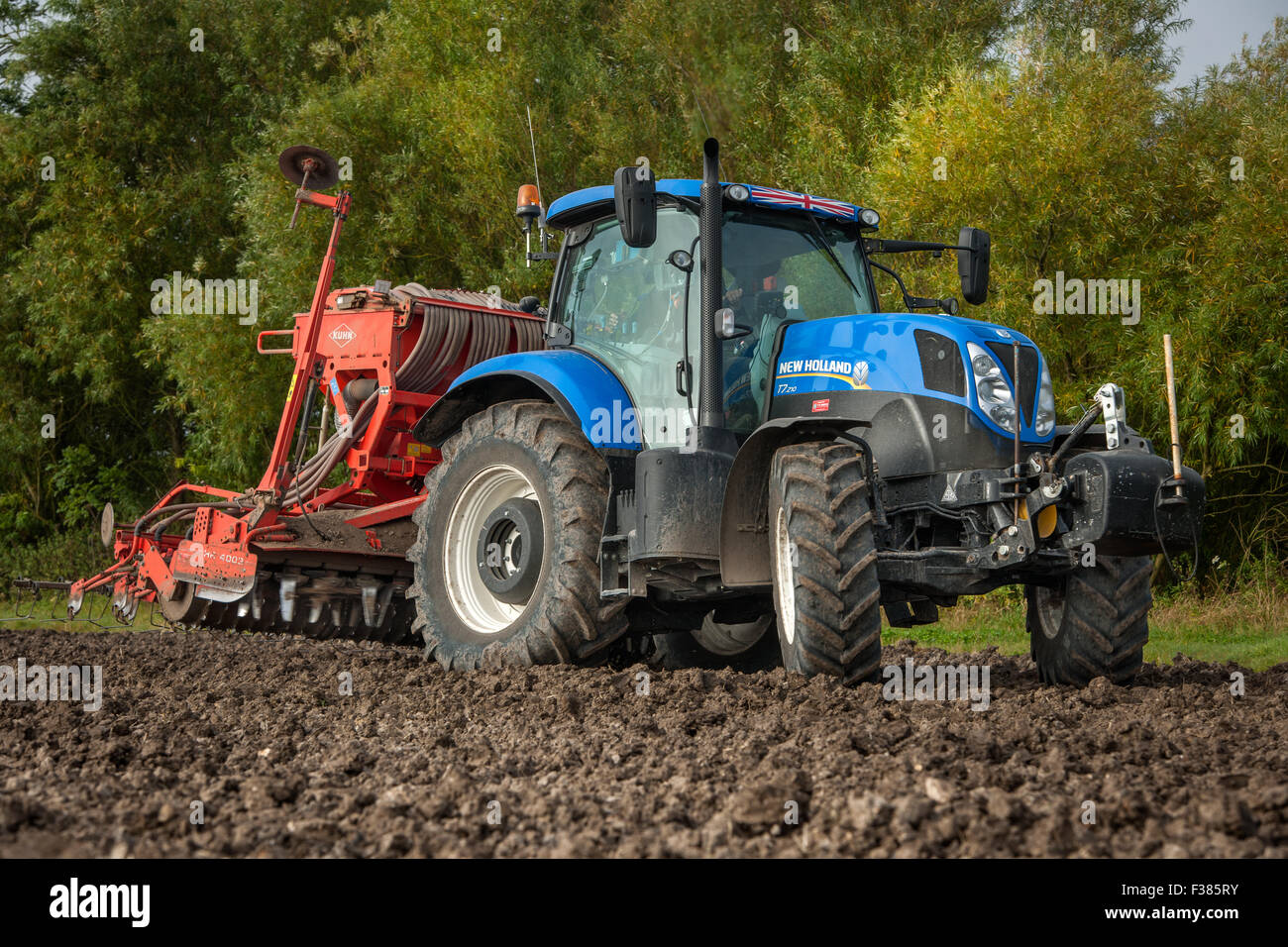 Tractor at Work Stock Photo - Alamy