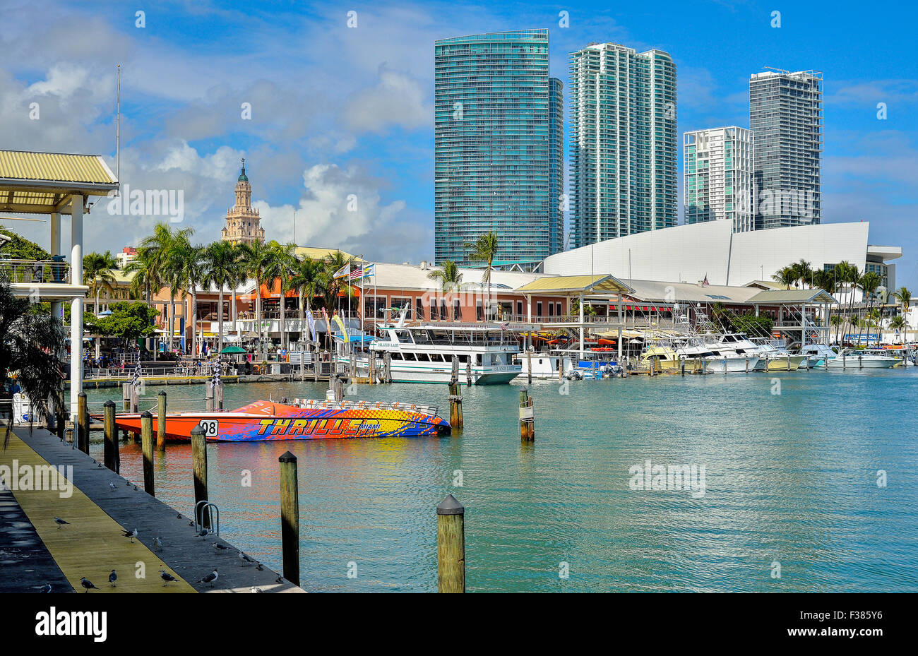 Miami harbour hi-res stock photography and images - Alamy