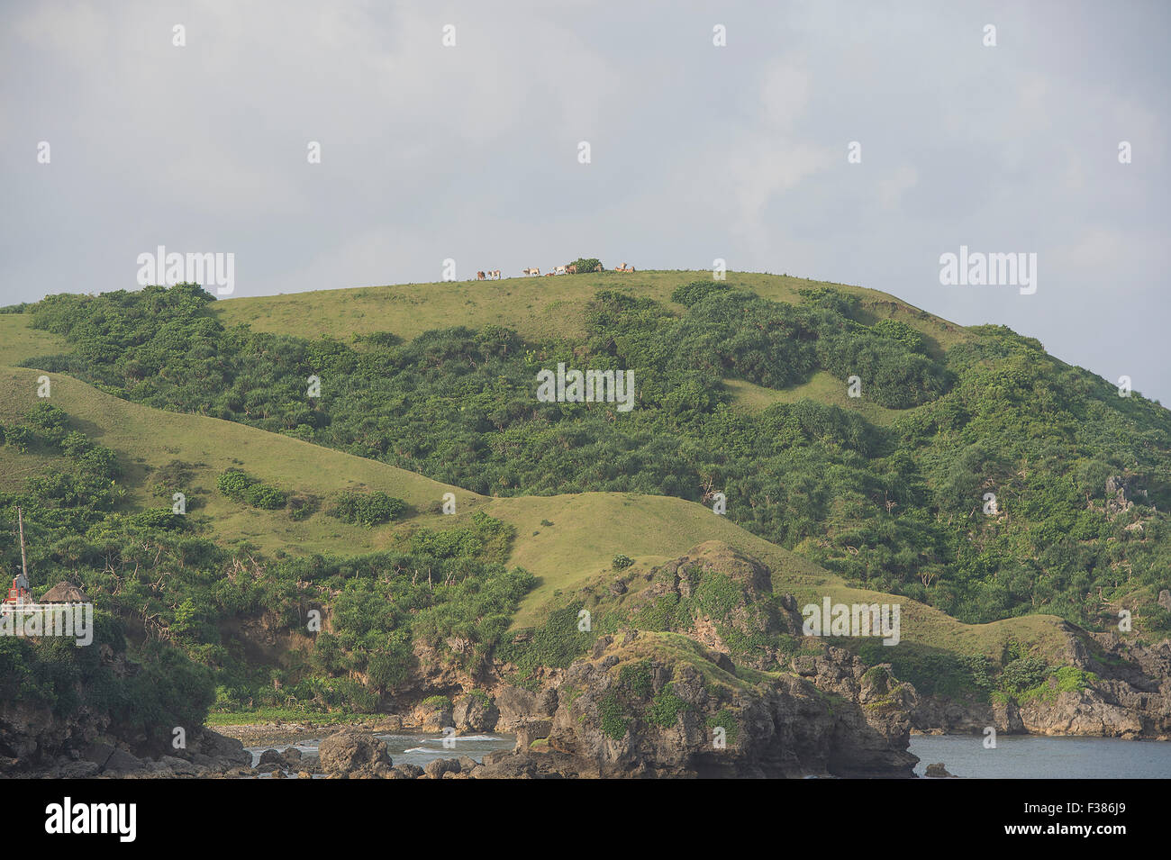 Beautiful view one of the part of Batanes Island. Batanes is the ...