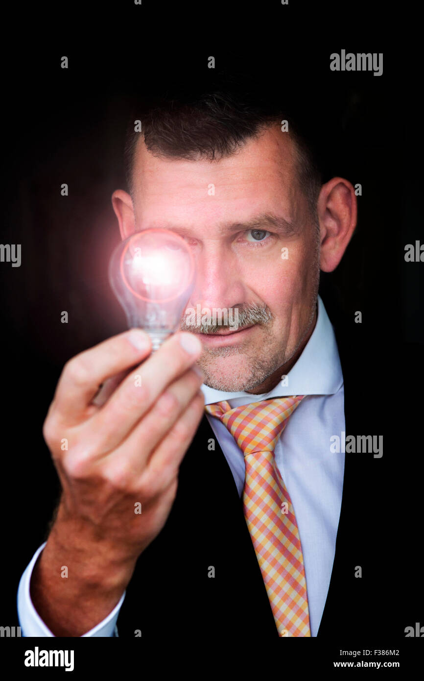 Lightbulb Man High Resolution Stock Photography and Images - Alamy