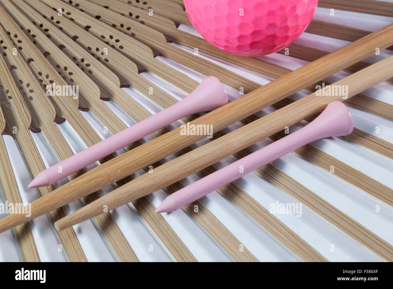 Typical Japanese hand fan made of bamboo,chopsticks and golf equipments ...