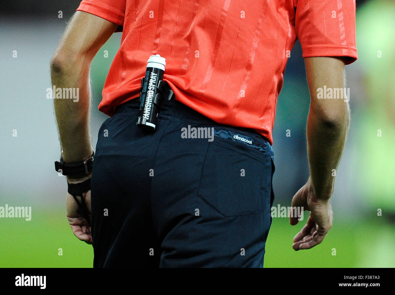 Referee vanishing spray hi-res stock photography and images - Alamy