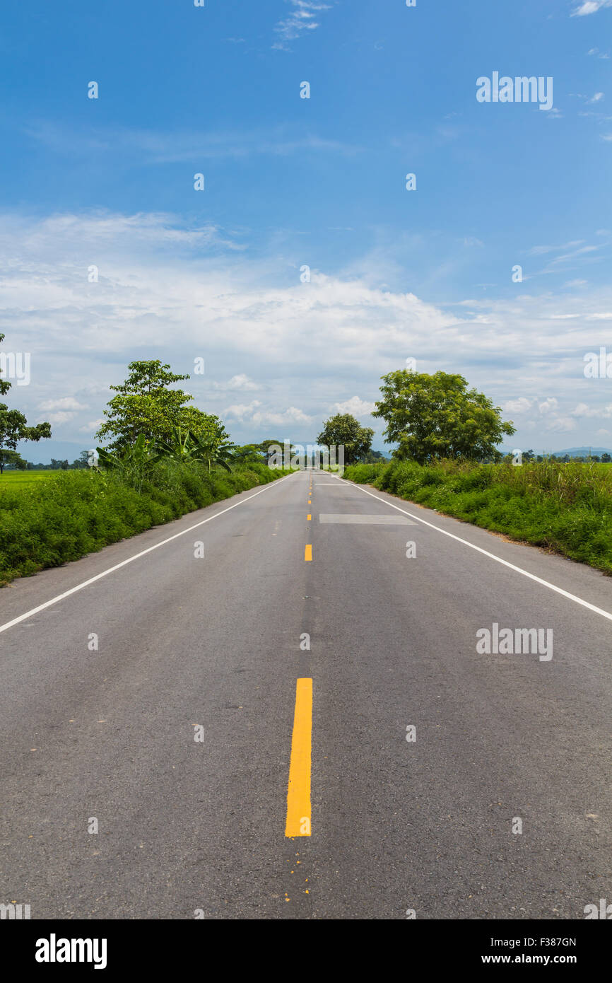 Elevated view valley tree grass hi-res stock photography and images - Alamy