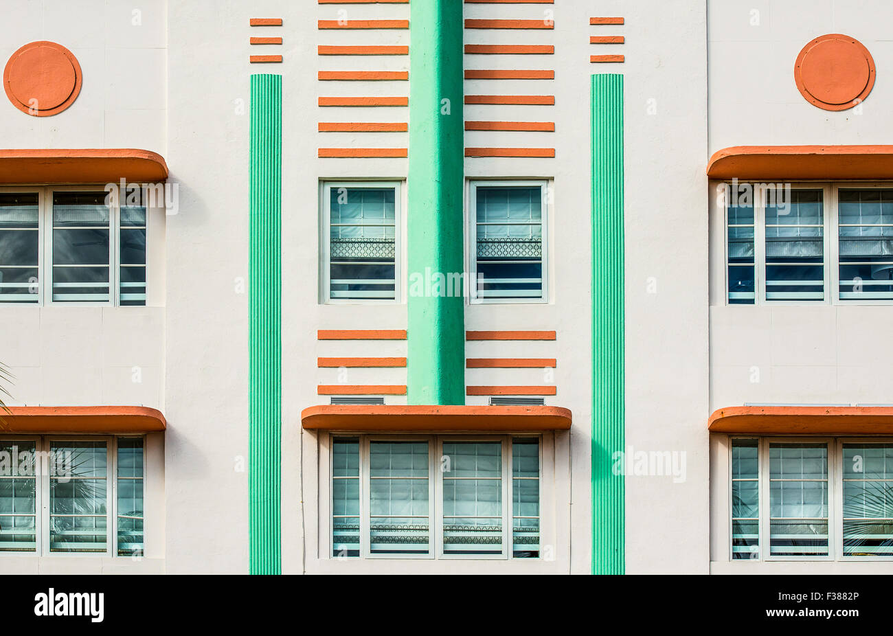 Florida Miami Beach building details Ocean Drive, building details ...