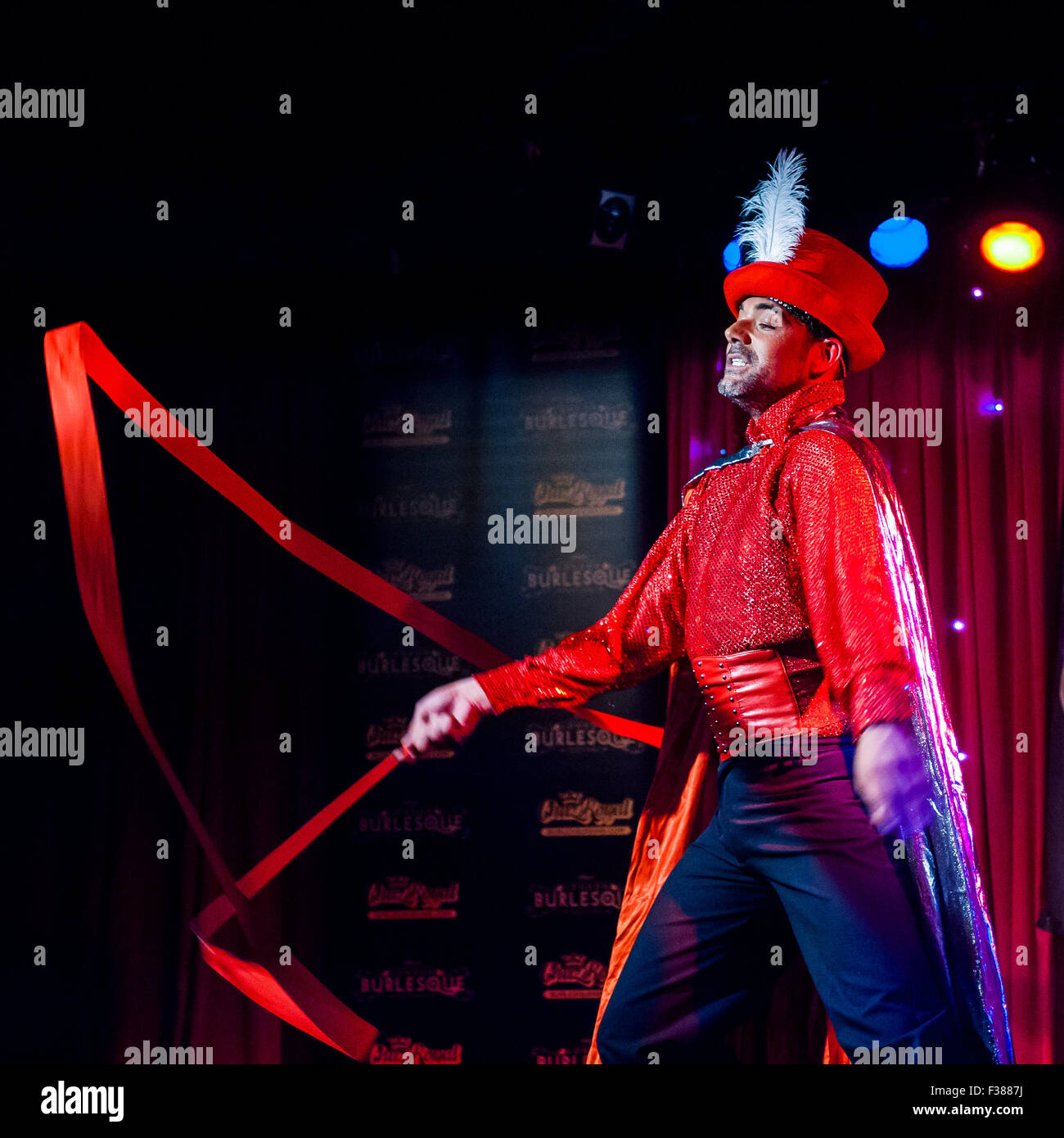 Burlesque dancers at London Burlesque Festival in Madame Jo Jo's which ...