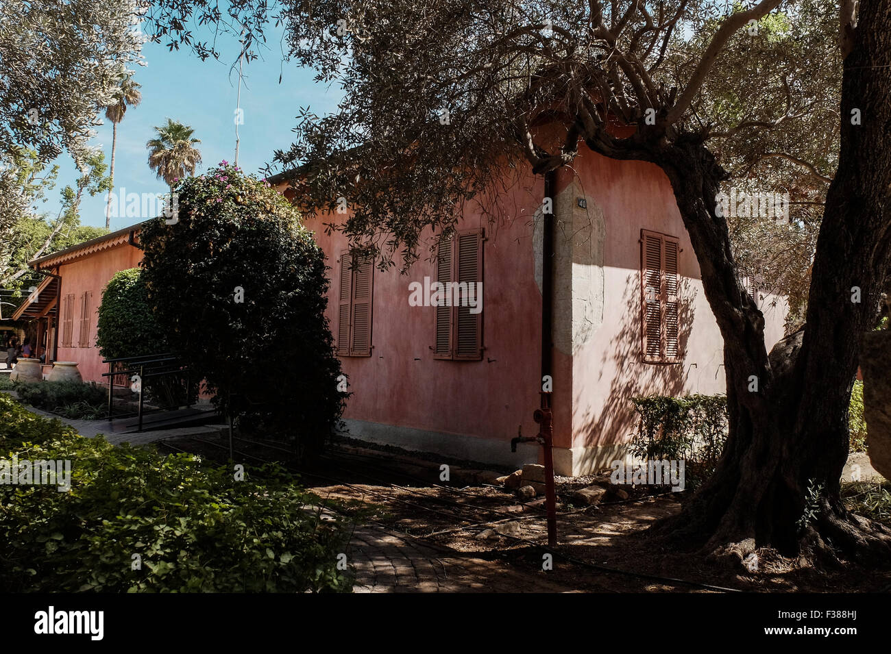Israel. 01st Oct, 2015. The Aharonson House Museum, once the home of ...