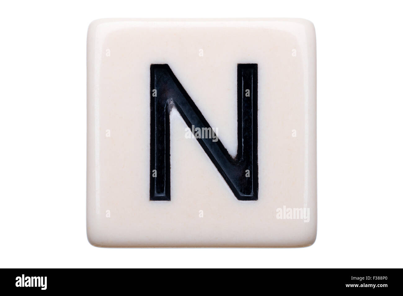 Tile letter n hi-res stock photography and images - Alamy