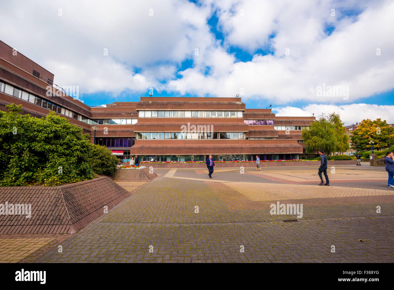 Civic centre building home to Wolverhampton Council West midlands UK ...