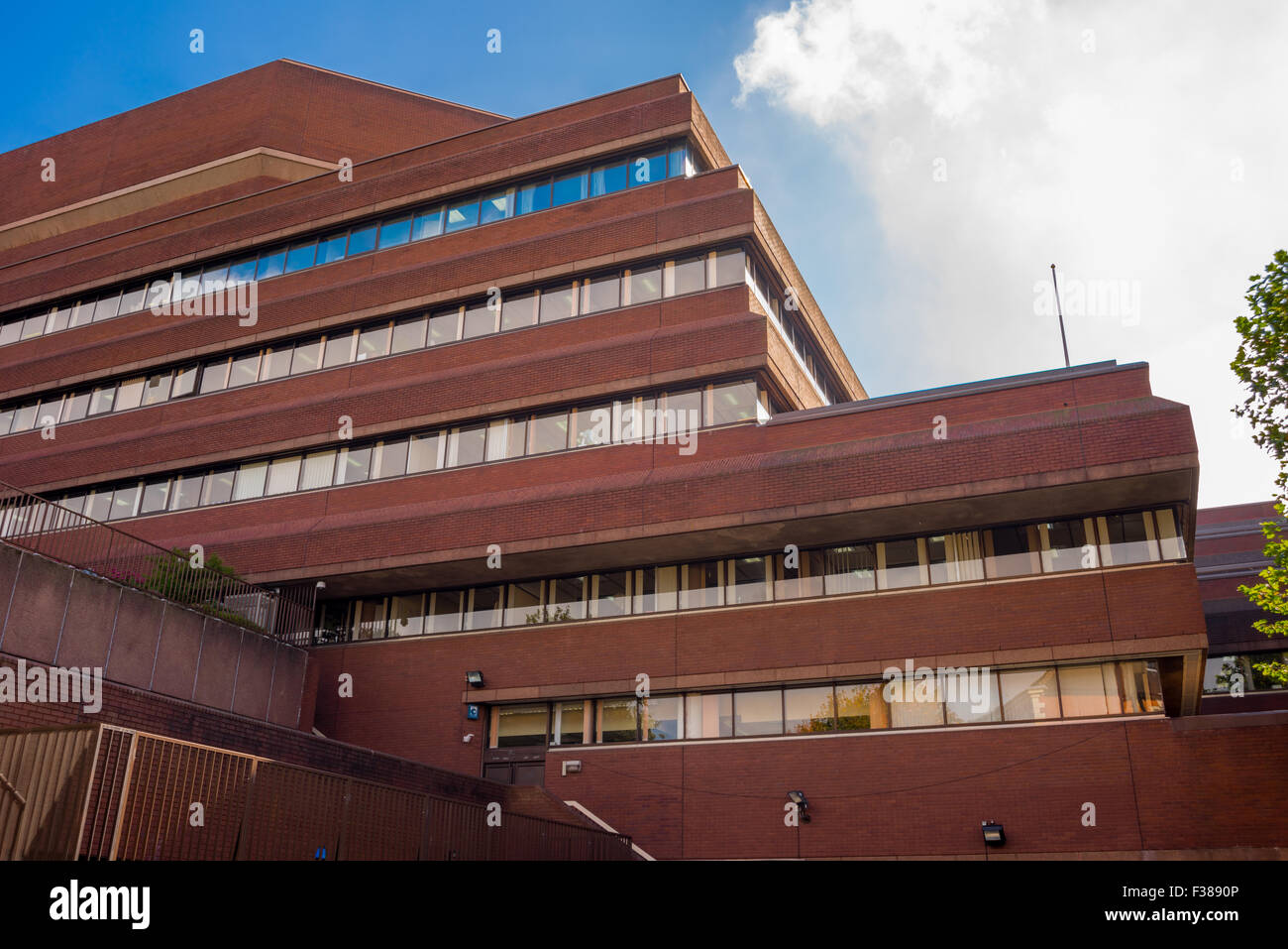 The rear of the Civic centre building home to Wolverhampton Council ...