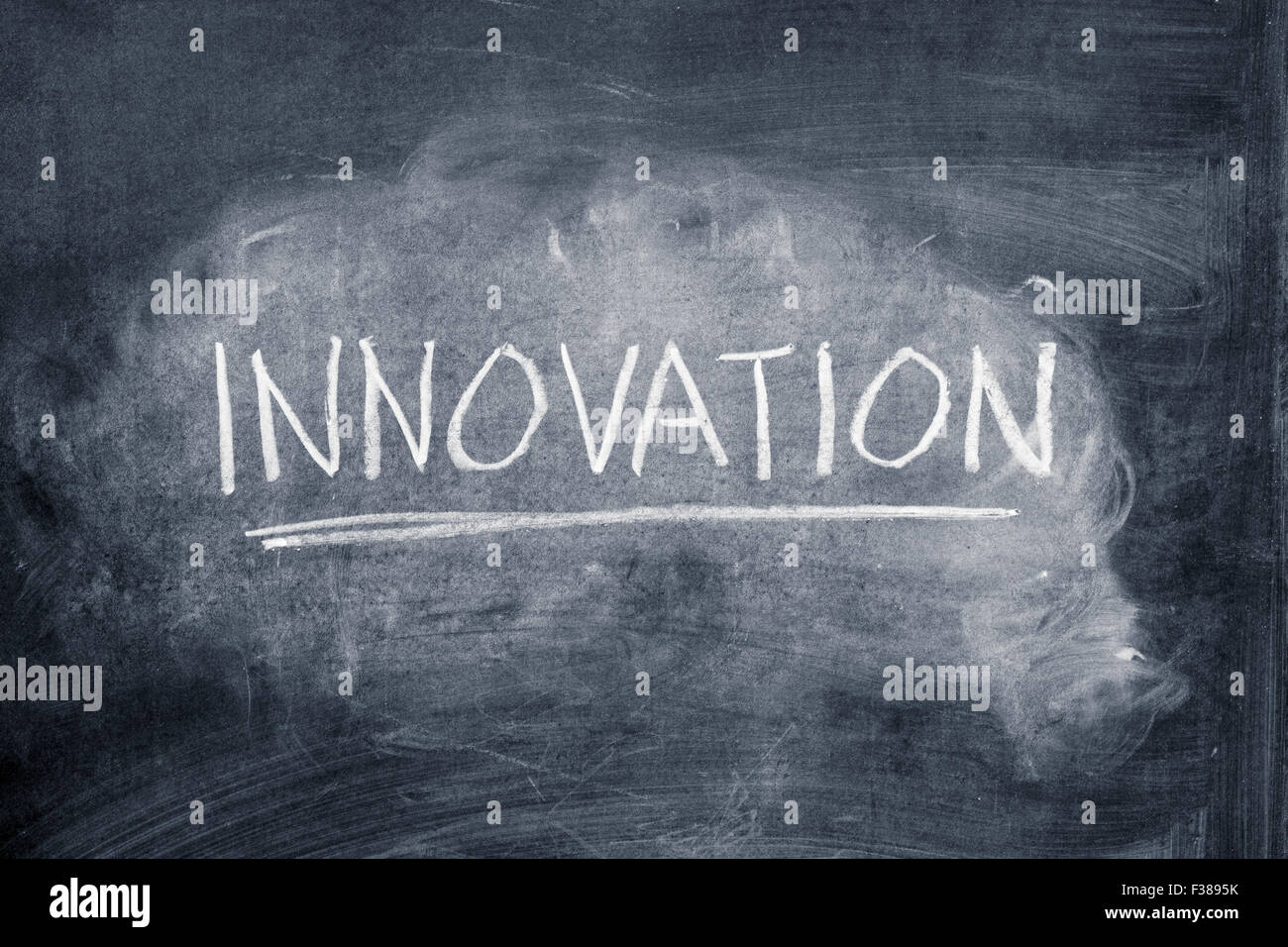 Word innovation written on a chalkboard Stock Photo - Alamy