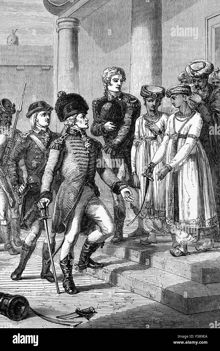 The 1792 Siege of Seringapatam (Srirangapatna), a town in Mandya ...