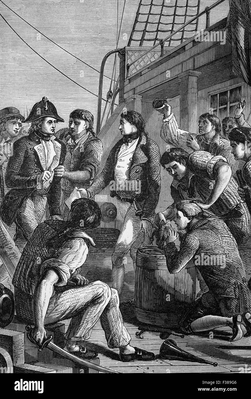 Mutiny officers Black and White Stock Photos & Images - Alamy