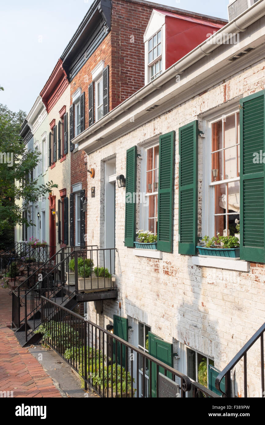 Georgetown houses hi-res stock photography and images - Alamy