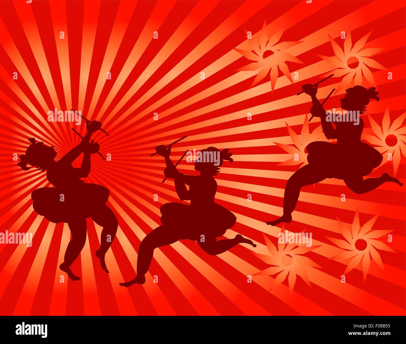 Garba Indian Dance Vector Art Stock Vector Image & Art - Alamy