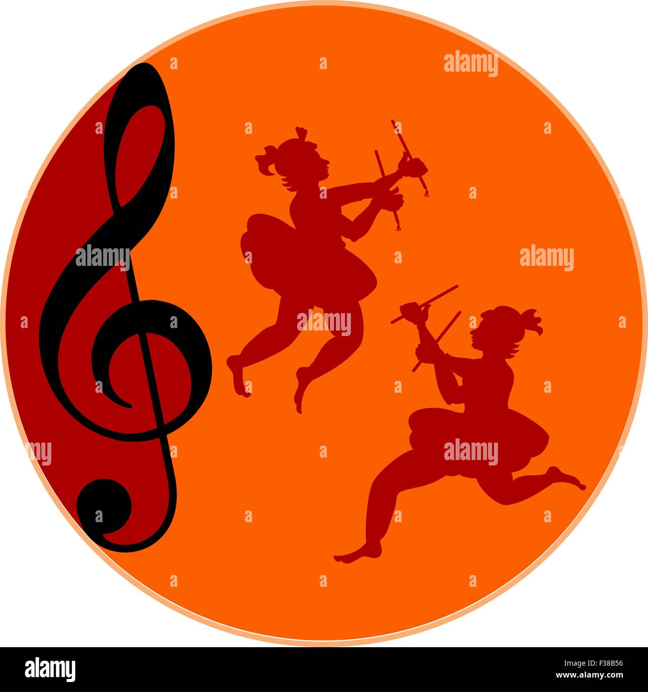 Garba indian dance vector art hi-res stock photography and images - Alamy