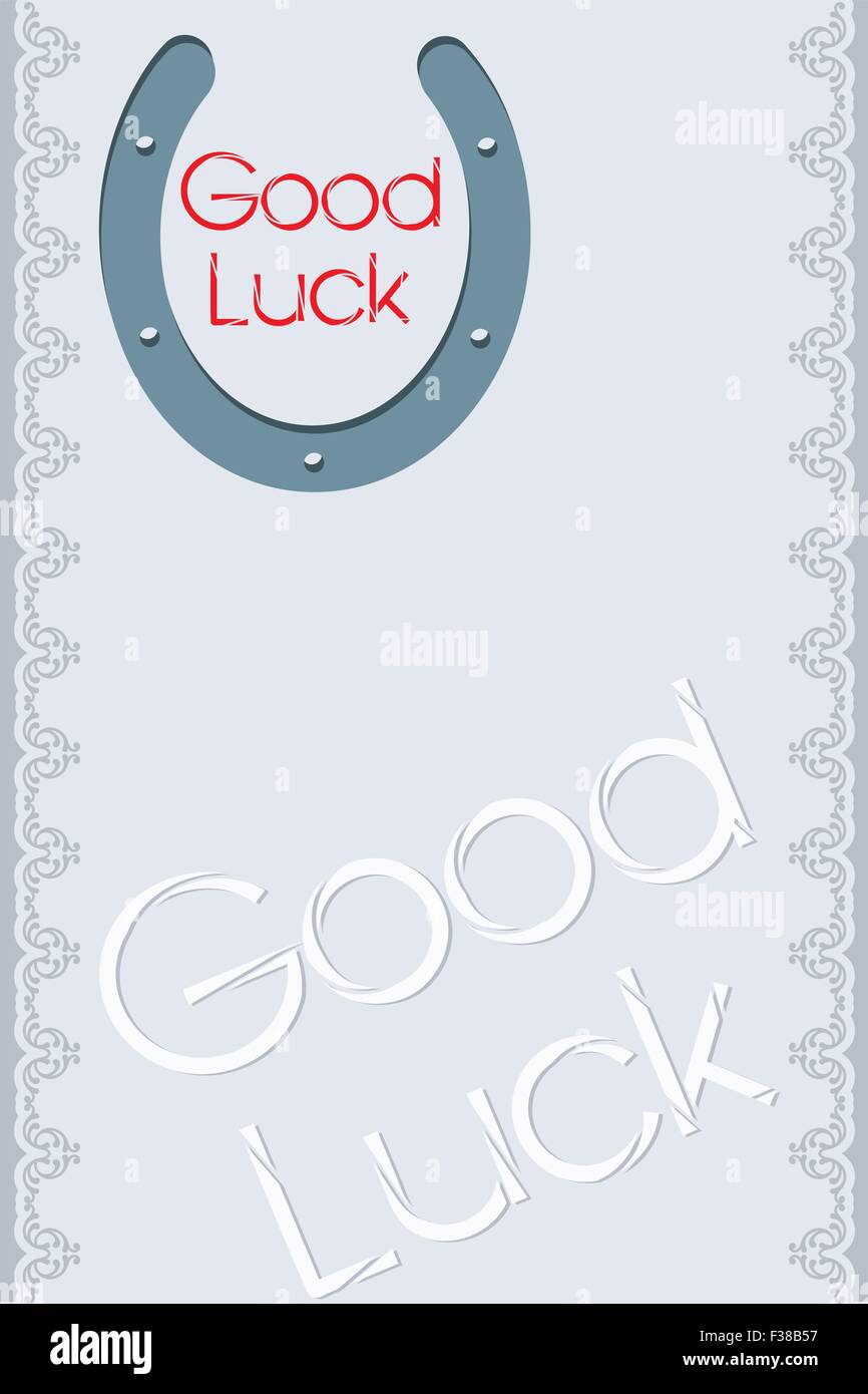 Good Luck Card Vector Art Stock Vector Image & Art - Alamy