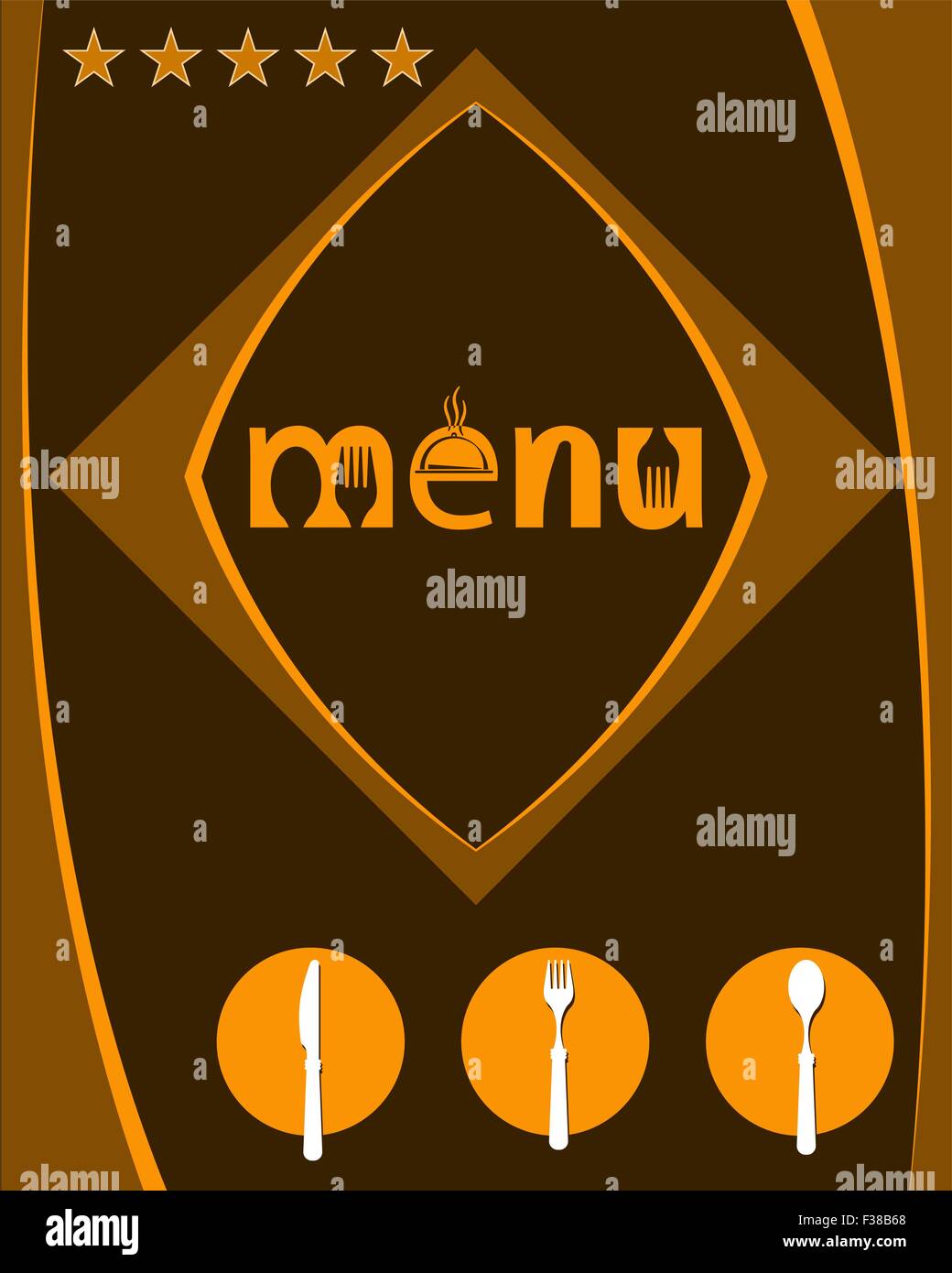 Menu Card Design Template Vector Art Stock Vector Image & Art - Alamy