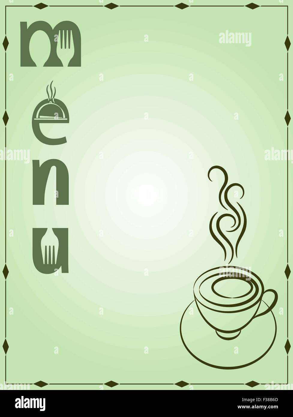 Coffee Menu Card Design Template Vector Art Stock Vector Image & Art ...