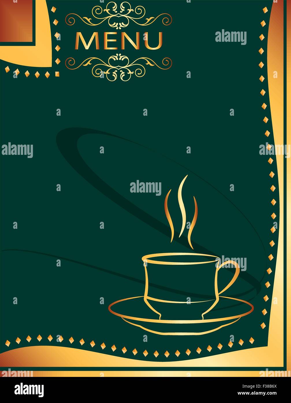 Coffee Menu Card Design Template Vector Art Stock Vector Image & Art ...