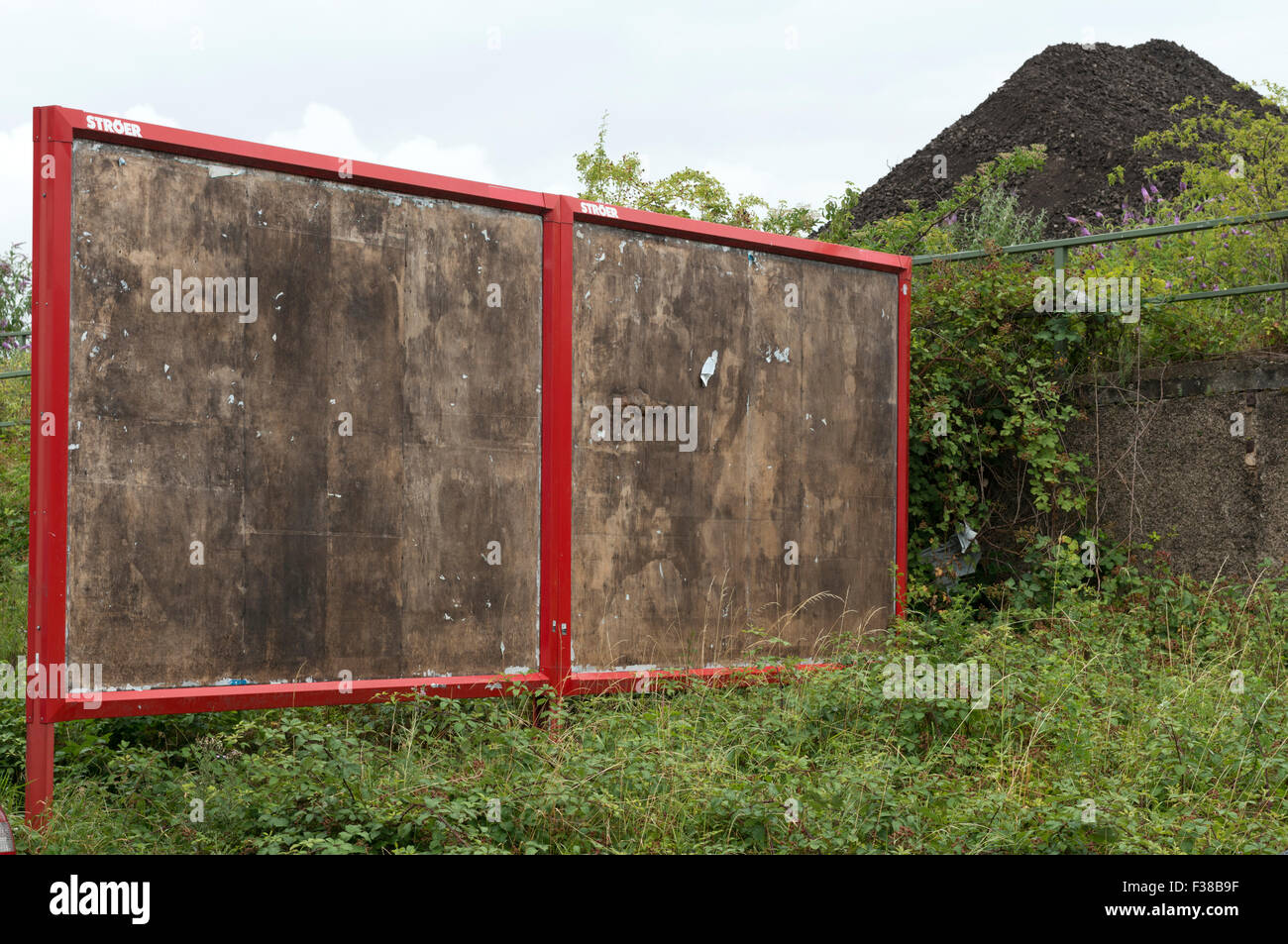 Empty Stroer billboard Cologne Germany Stock Photo - Alamy