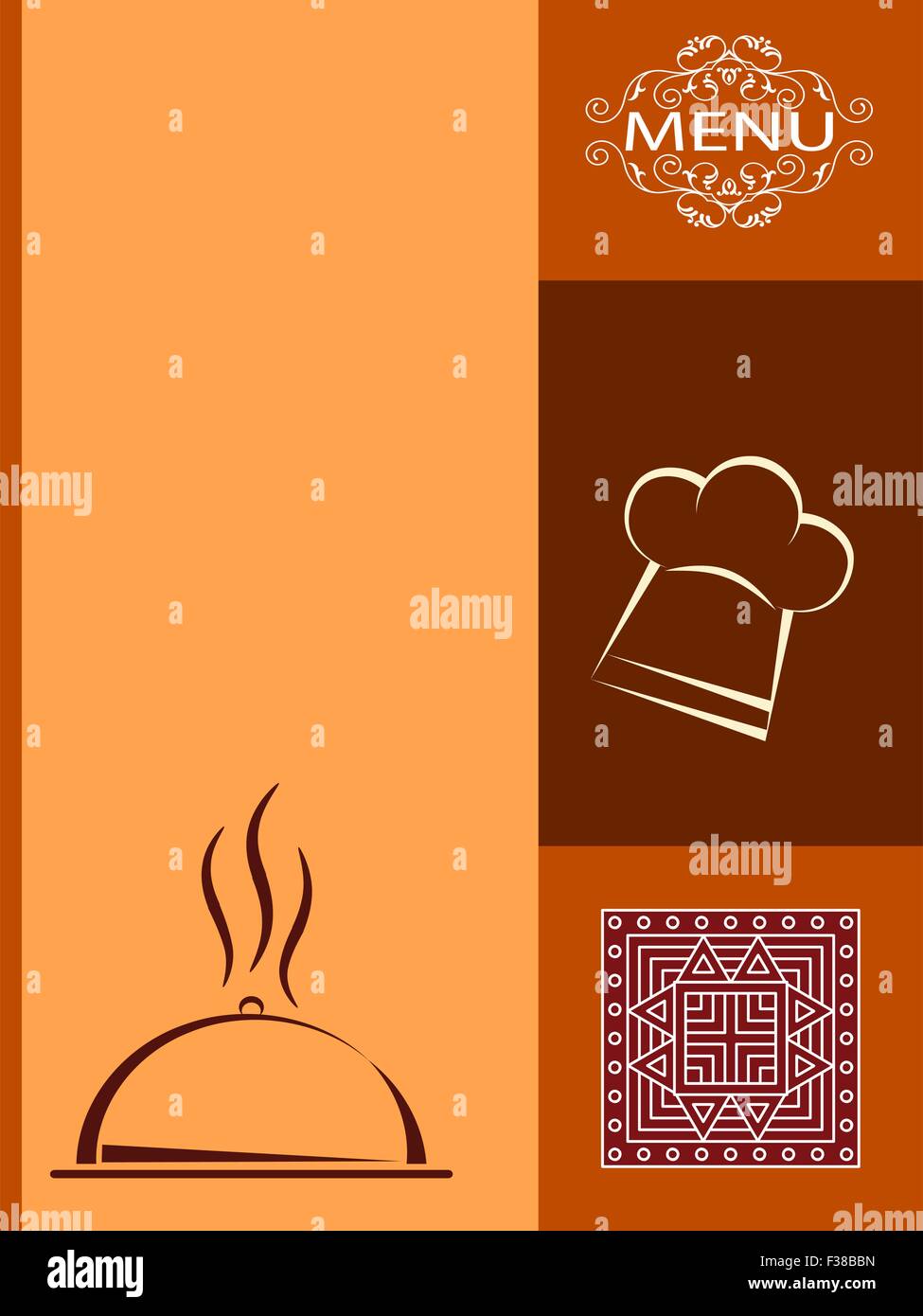 Menu Card Design Template Vector Art Stock Vector Image & Art - Alamy